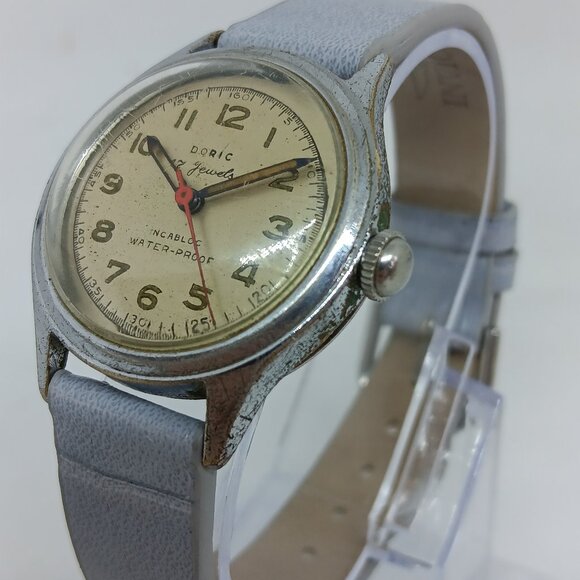 Doric | Accessories | Vintage 95s Doric Incabloc 31mm Manual Wind 17 ...